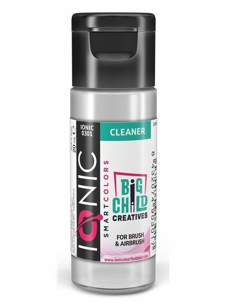 Жидкость для моделизма - очиститель для кистей и аэрографов IONIC Cleaner (20ml)