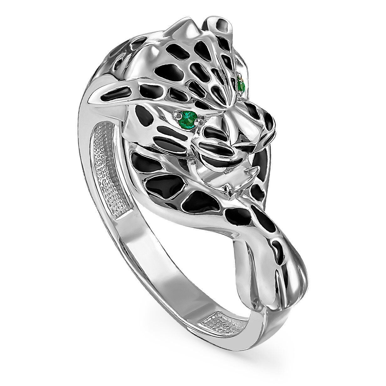 Кольцо, серебро, 925 проба, фианит