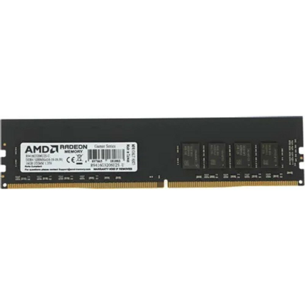 Оперативная память AMD UDIMM 1x16Гб, 25600МБ/с 3200 МГц