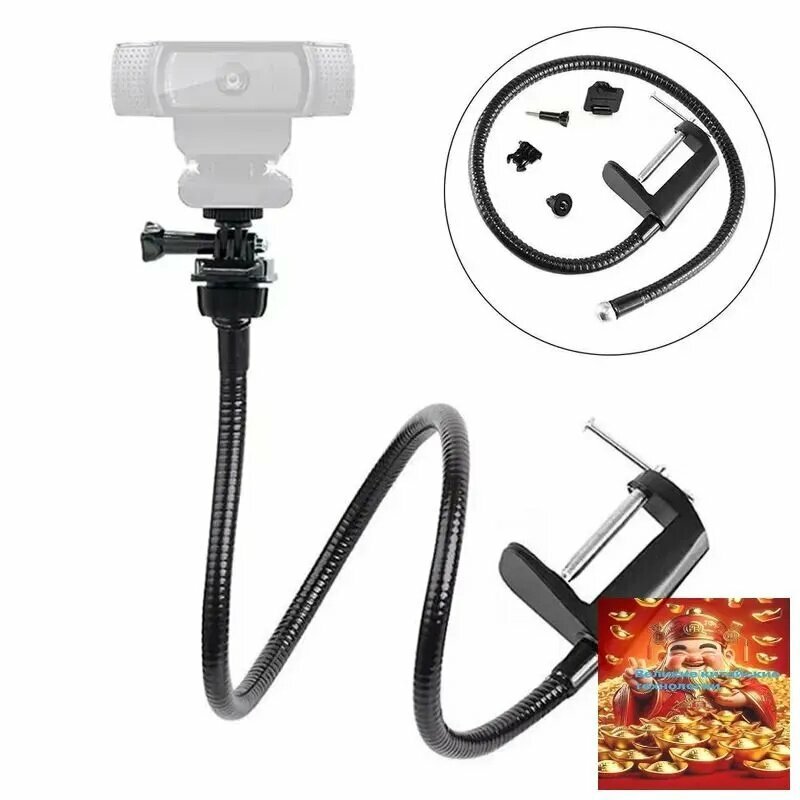 Модернизированный кронштейн для крепления веб-камеры с гибкой гусиной шеей