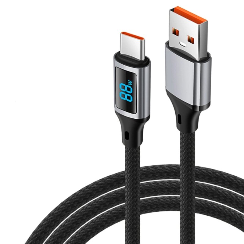 Дисплей быстрой зарядки 6A USB для подключения кабеля передачи данных мобильного телефона Type C