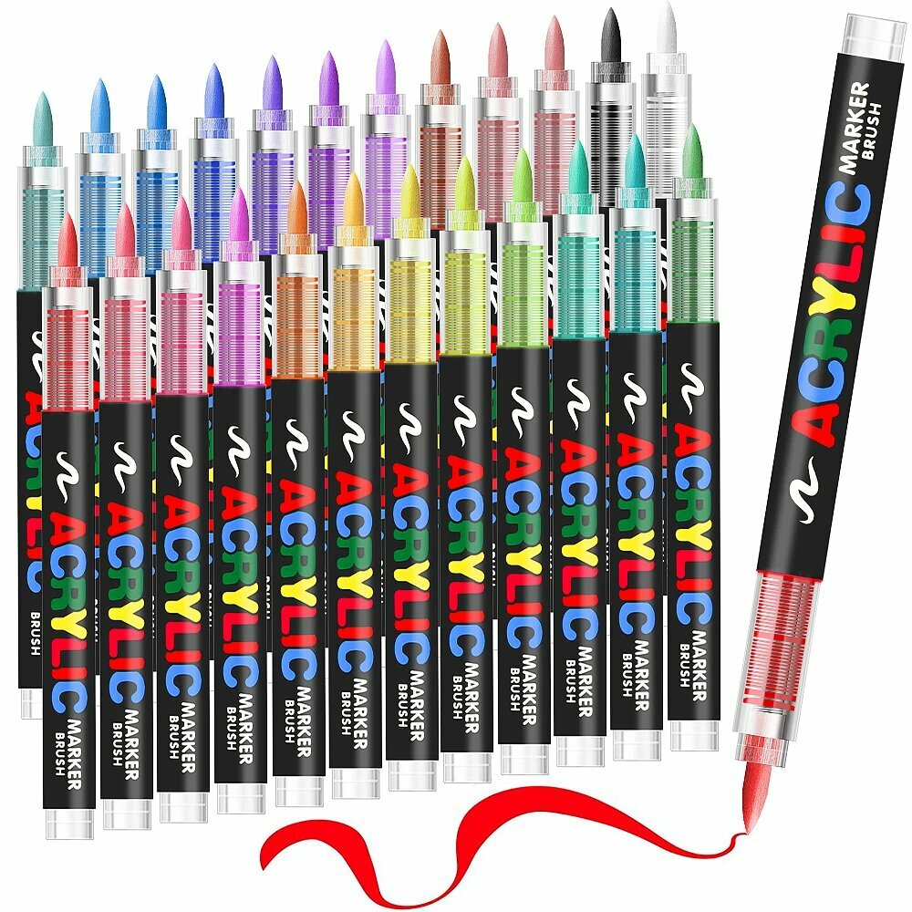 Акриловые маркеры Brush Marker 288 цветов — фото 1