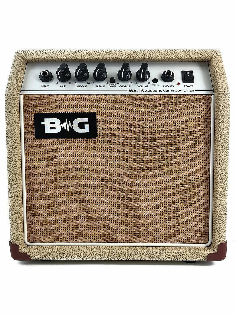BG WA15 Комбоусилитель для акустических гитар 15Вт, 6,5" WA15