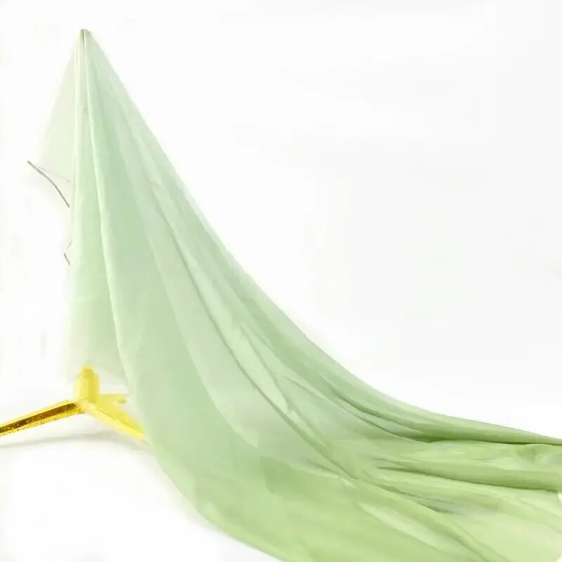 Шифоновая ткань с градиентным принтом 150х100 см из полиэстера и хлопка