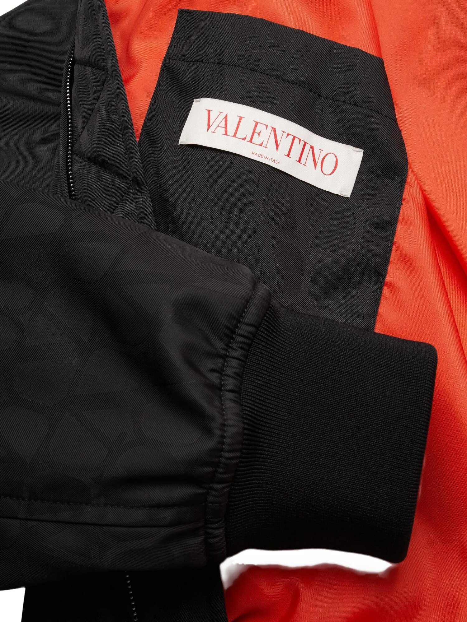 Куртка Valentino Toile Iconographe-jacquard bomber jacket, размер 46, black/black — фото 1