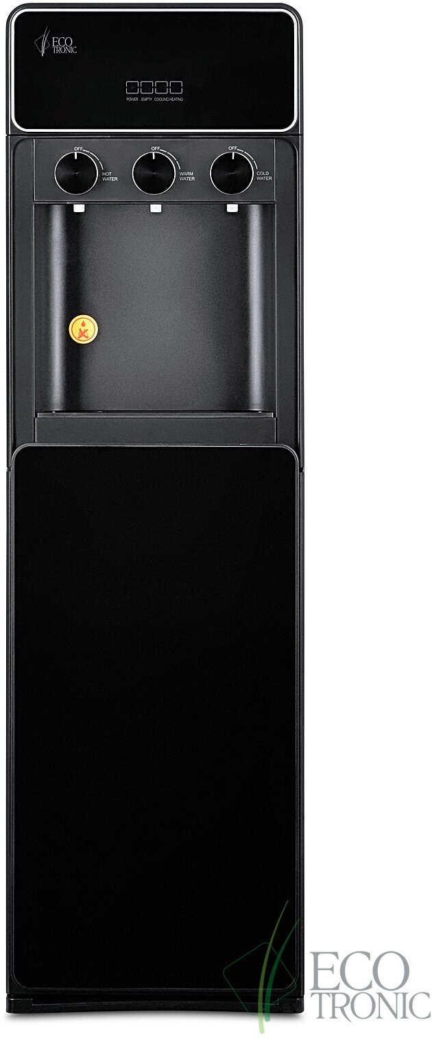 Ecotronic K42-LXE Black. Гарантия 12мес. Кулер с нижней загрузкой бутыли.