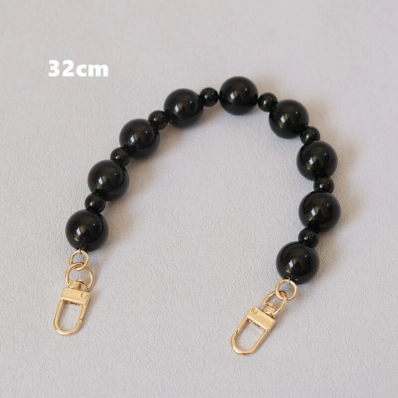 Новый женский аксессуар для сумки, черный, белый цвет, детали из акриловой смолы, браслет Style 3