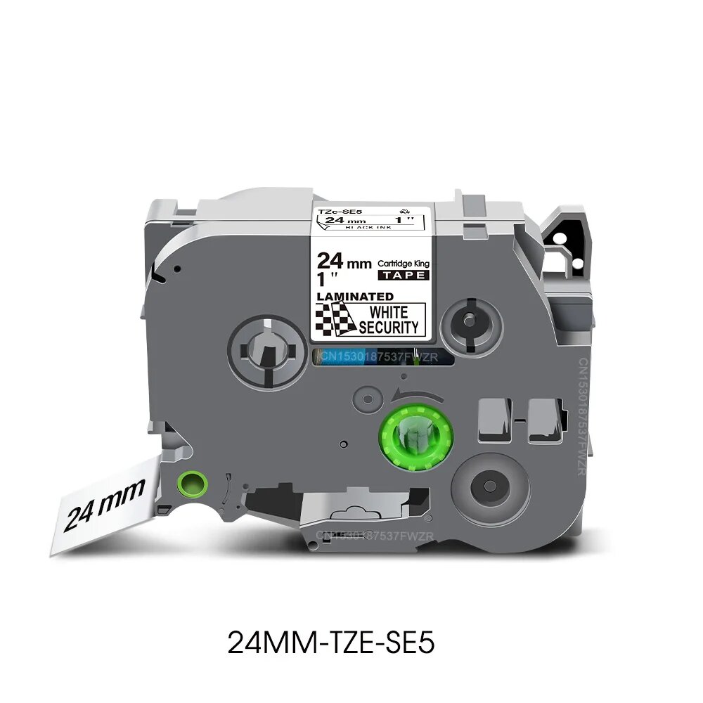 Лента TZ-SE5 24mm Белая, защитная, для Brother P-touch