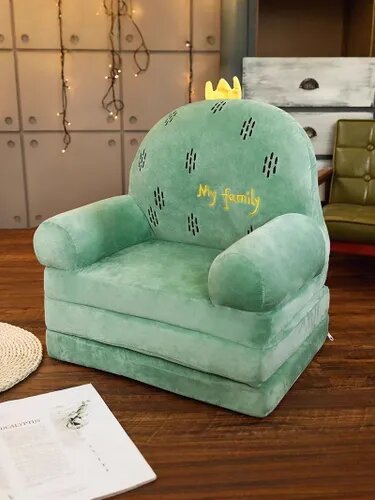 Кушетка, механизм Реклайнер, 50х40х52 см, зеленый