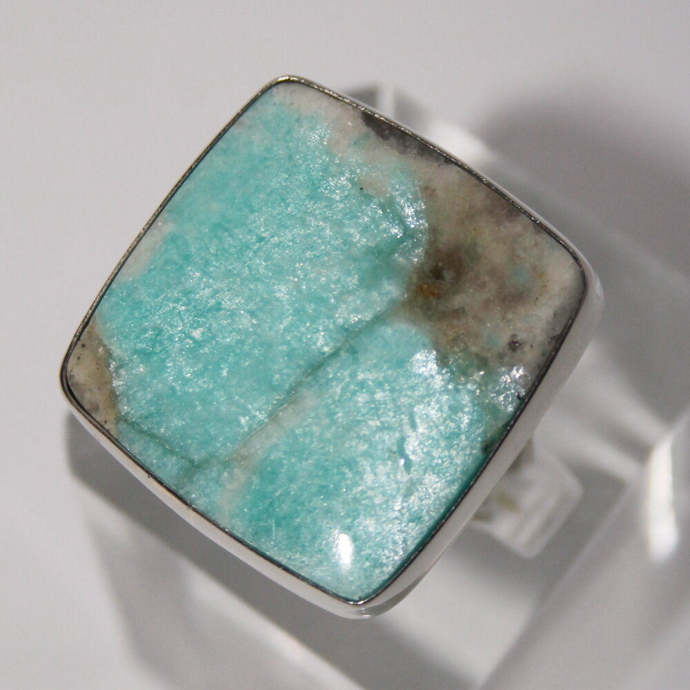 Кольцо-кулон, амазонит