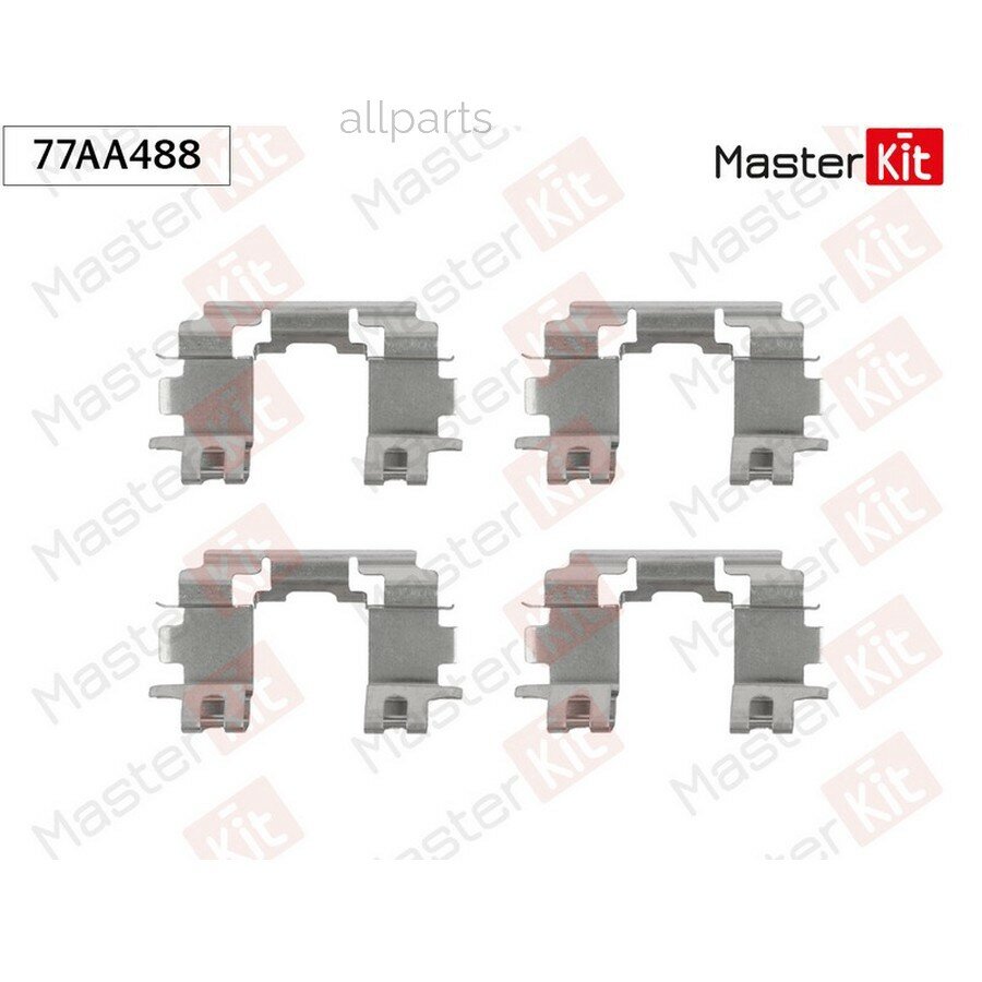 MASTERKIT 77AA488 77AA488 Комплект установочный тормозных колодок Suzuki LIANA (ER RH_) 2001 -