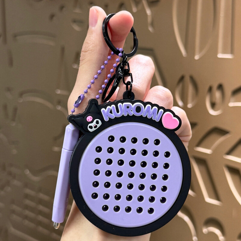 Креативный антистрессовый магнитный стальной шарик, доска для рисования, брелок, подвеска для рюкзака, брелок для автомобиля, украшение для хранения, подарок для детей