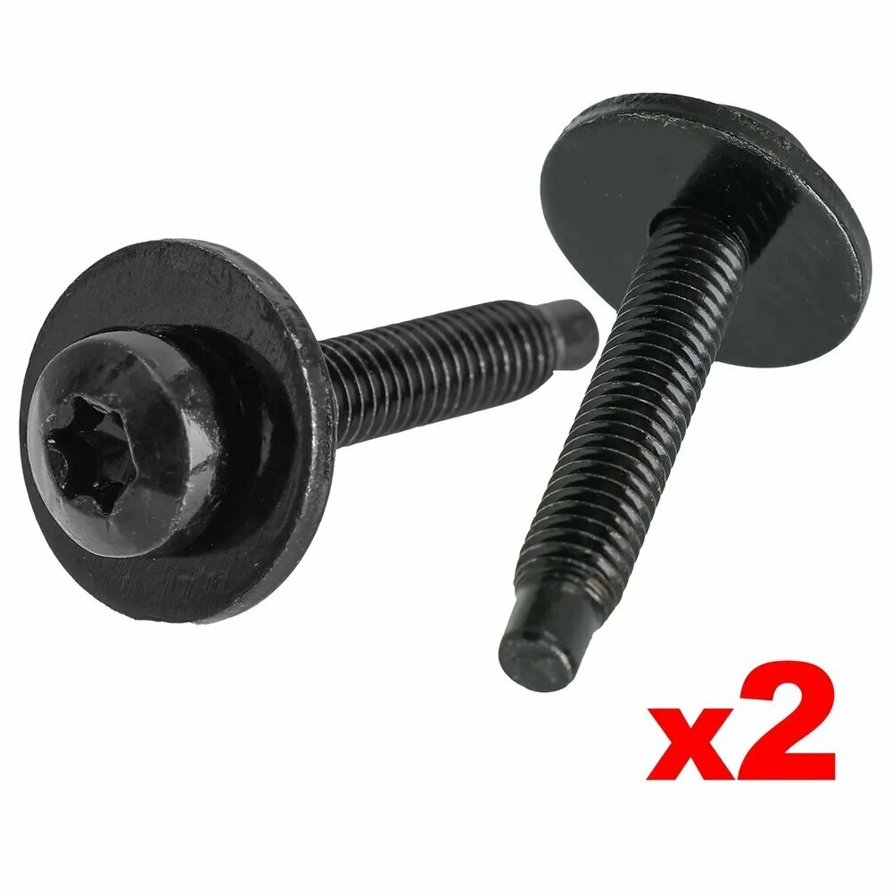 Болт автомобильный, Болт крепежный, 40 мм, 2 шт.
