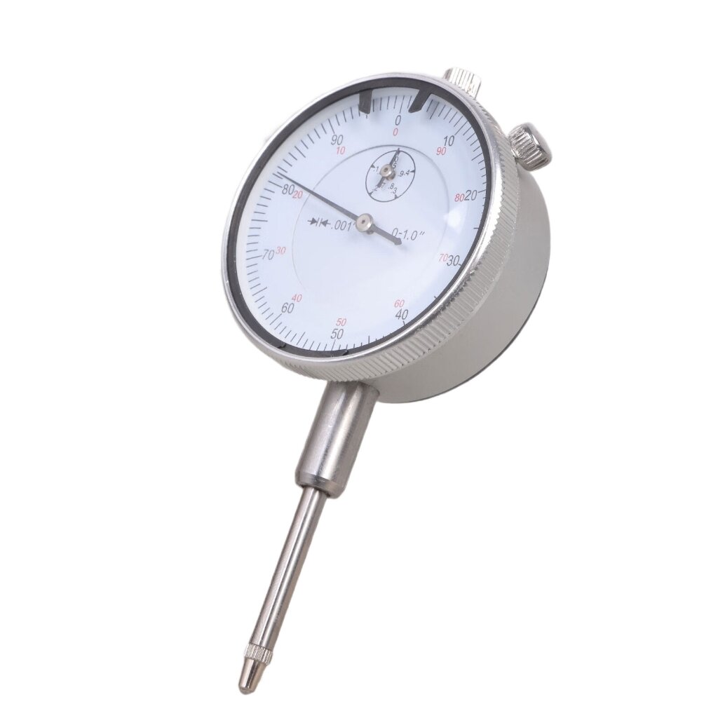 Индикаторный прибор с крупными циферблатами 0-1 дюйм, точность 0.001', маркировка для слабоосвещенных мастерских