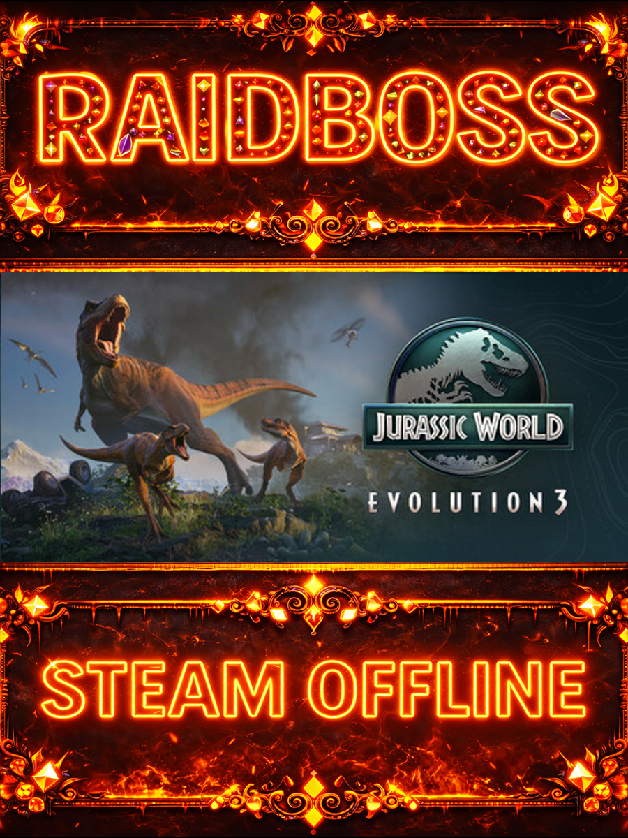 JURASSIC WORLD EVOLUTION 3 DELUXE EDITION игра на аккаунте для ПК с OFF активацией для Steam (PC) РФ + СНГ