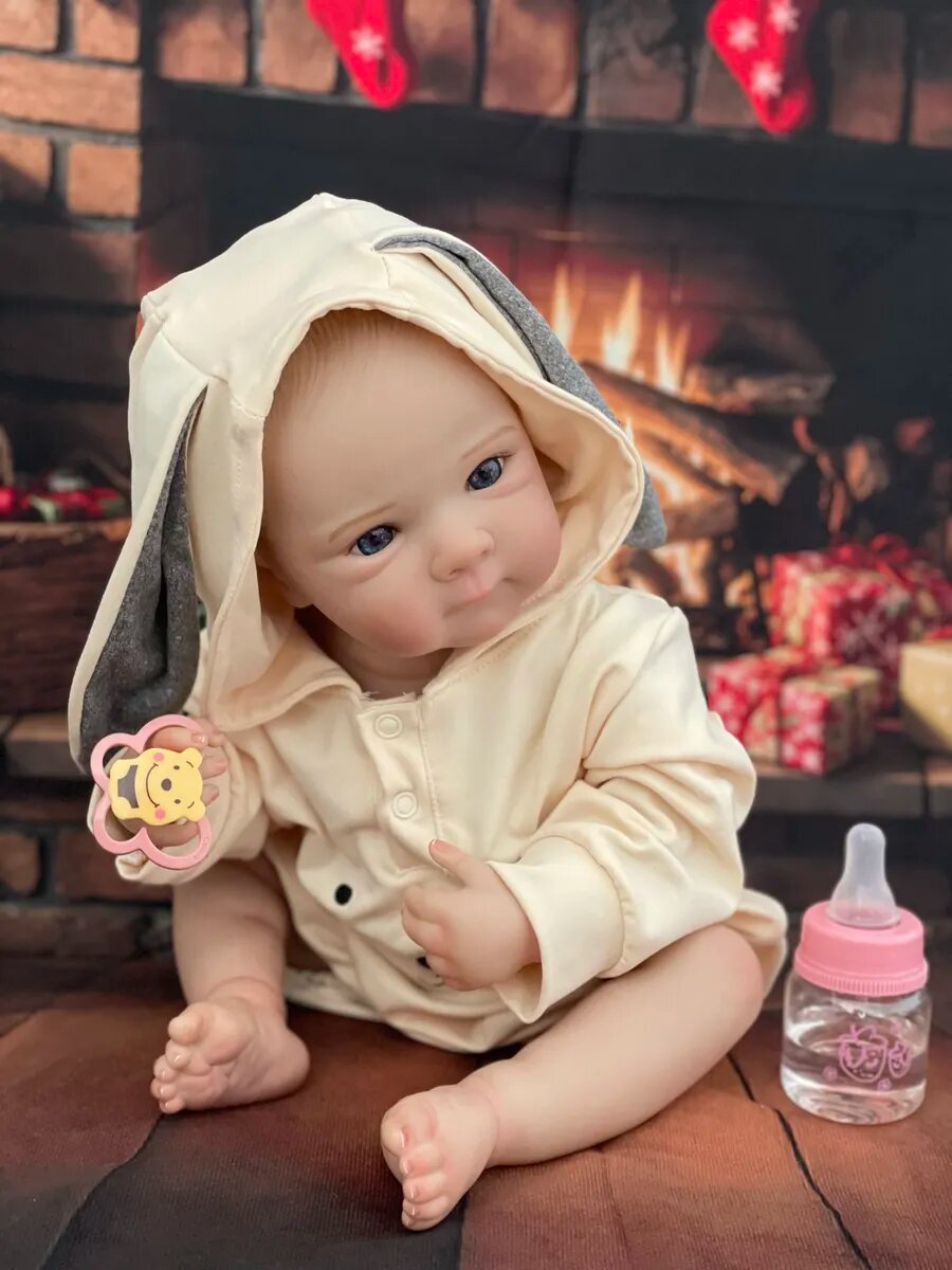 Кукла reborn девушка 48 см — фото 1