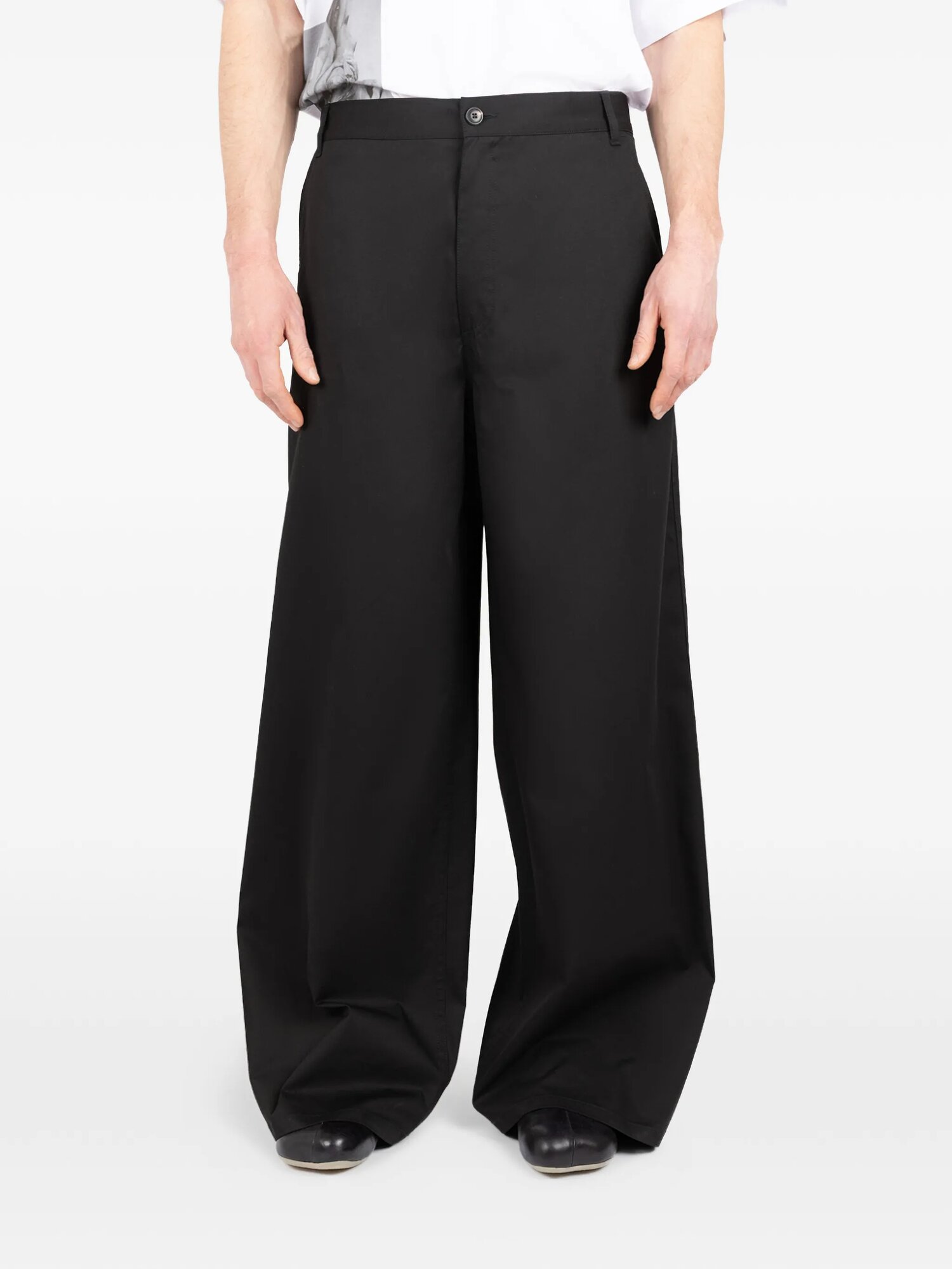 Брюки Societe Anonyme Wide-leg trousers, размер XL, black/black — фото 1