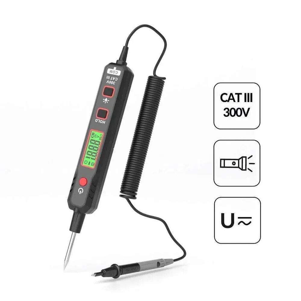 IC-U100B Тестер напряжения и обрыва цепи автомобильный AC/DC 300В iCartool IC-U100B