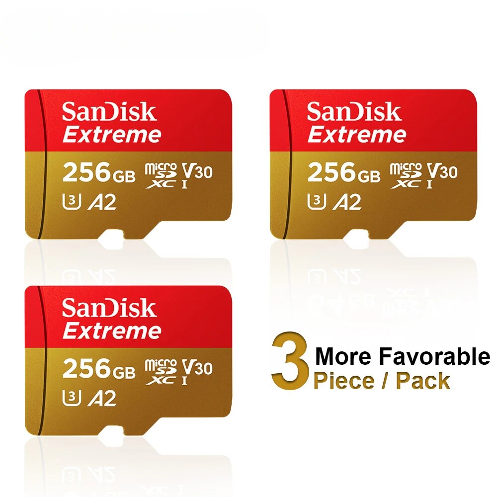 SanDisk Micro SD карта памяти 64G 128G 256G 512G 1TB 2TB