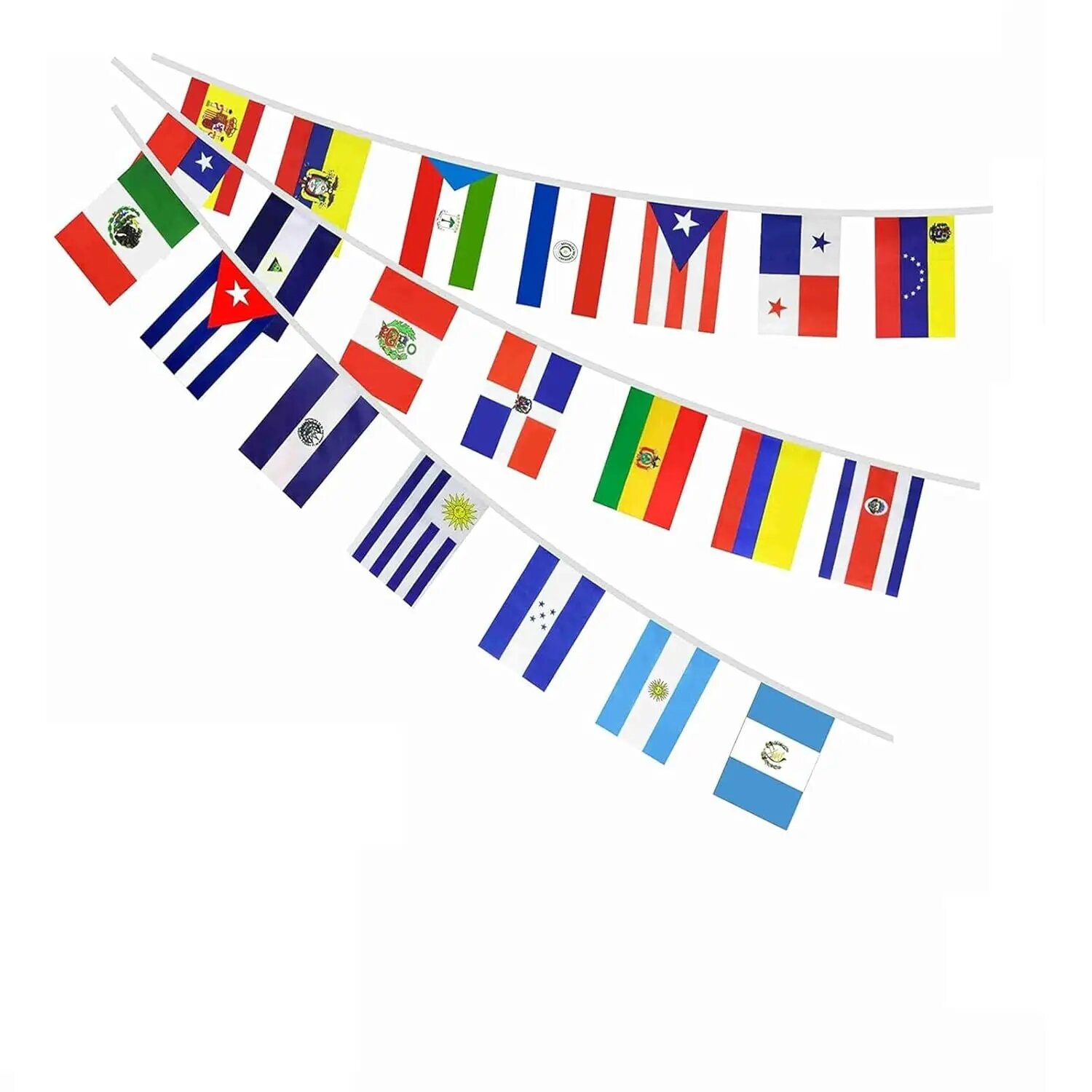 Флаги стран Латинской Америки 21 шт.