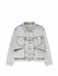 Куртка Replay Acid-wash denim jacket, размер 46, grey