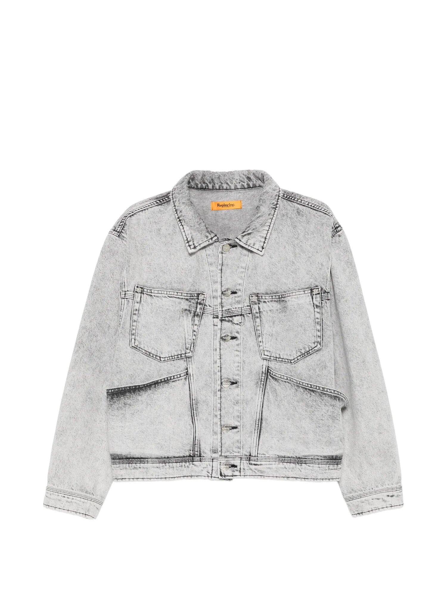 Куртка Acid-wash denim jacket