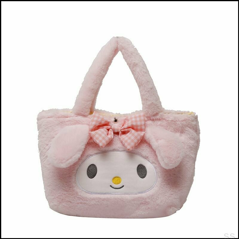 Kawaii Cinnamoroll Sanrio плюшевая сумка My Melody аниме сумки Kt Cat Purin Dog Kuromi плюшевый рюкзак для девочек