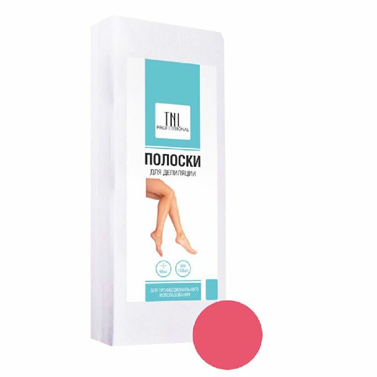 TNL Professional Бумага для депиляции , розовая, 50 шт. (B2695)
