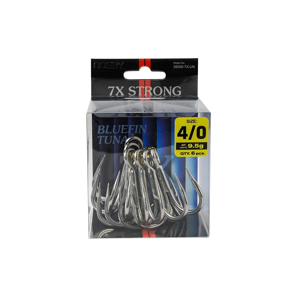 Крючки NOEBY Heavy Duty 7X Strong 3/0-8/0 для морской рыбалки 4 0