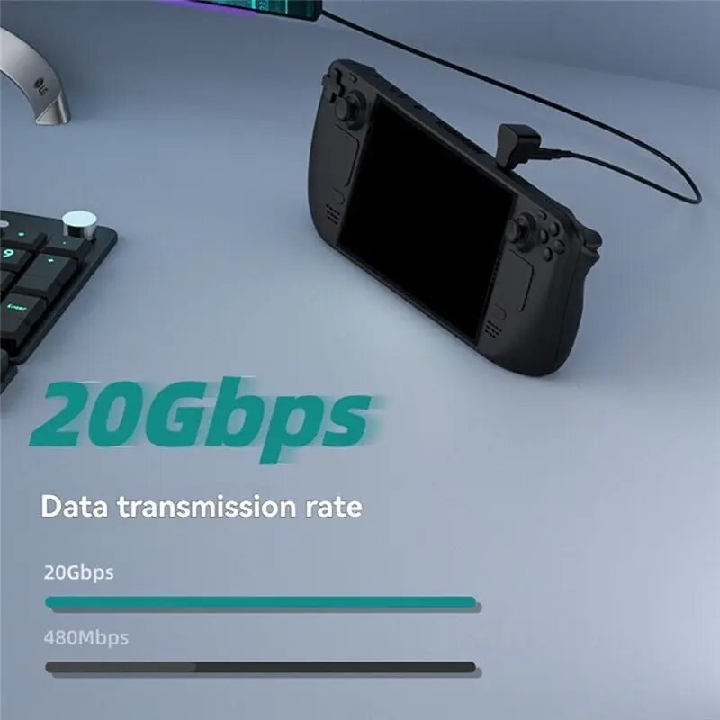 Адаптер USB-C на USB-C/USB-A для STEAM DECK — фото 1