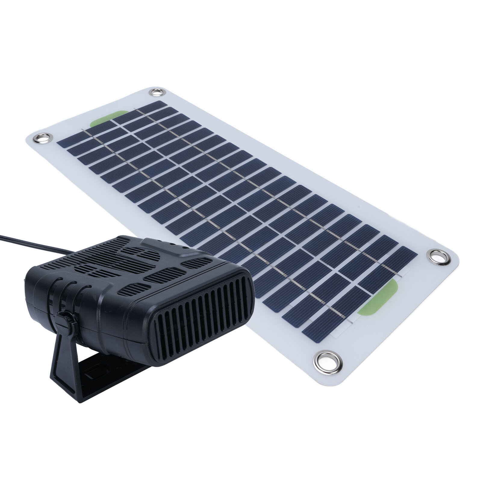 Solar Panel Heater 30W Моно kristаллический кремний Портативный обогреватель для помещений для открытом воздухе 4 штуки Li Battery (Батарейки не включены) Материал Моно kristаллический кремний ABS