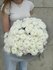 Букет цветов / Decoriflora / Монобукет из Кустовых Хризантем, цвет Белый, 13 шт