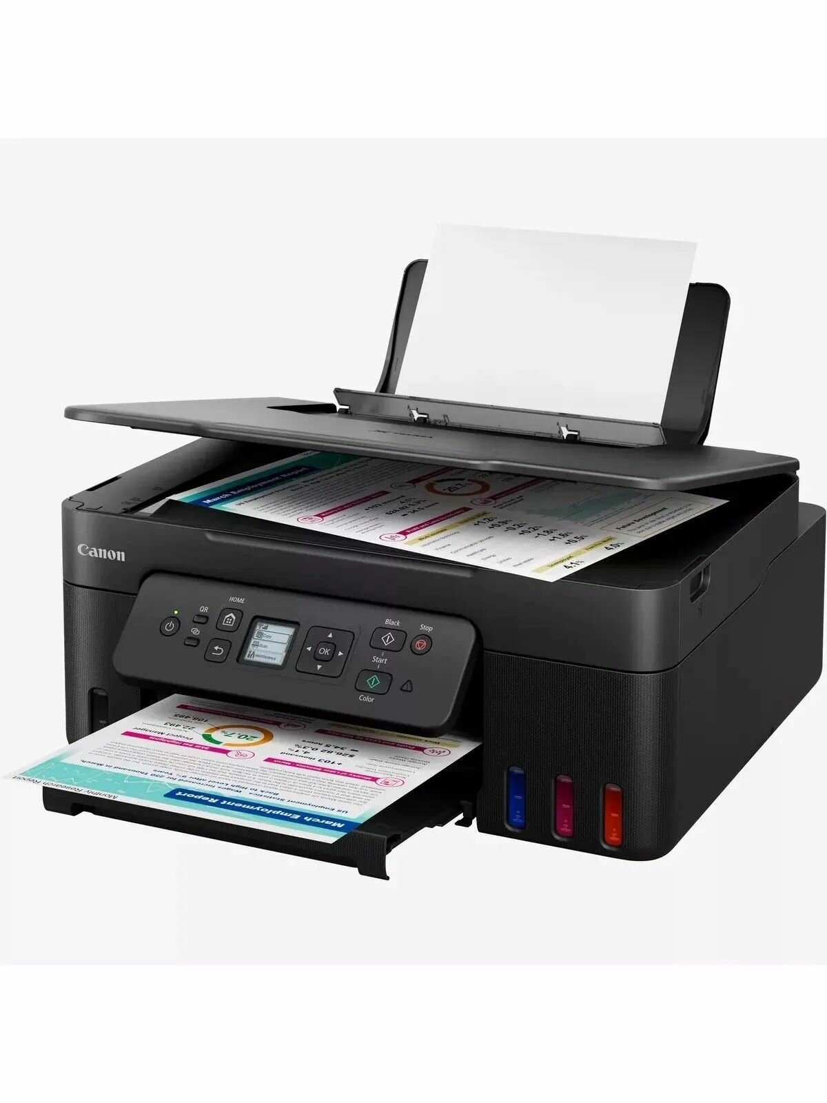 Цветное МФУ струйное Canon PIXMA G3480 (A4, 4800x1200 dpi, 11 стр/мин(чб)/6 стр/мин(цв), USB, WiFi)