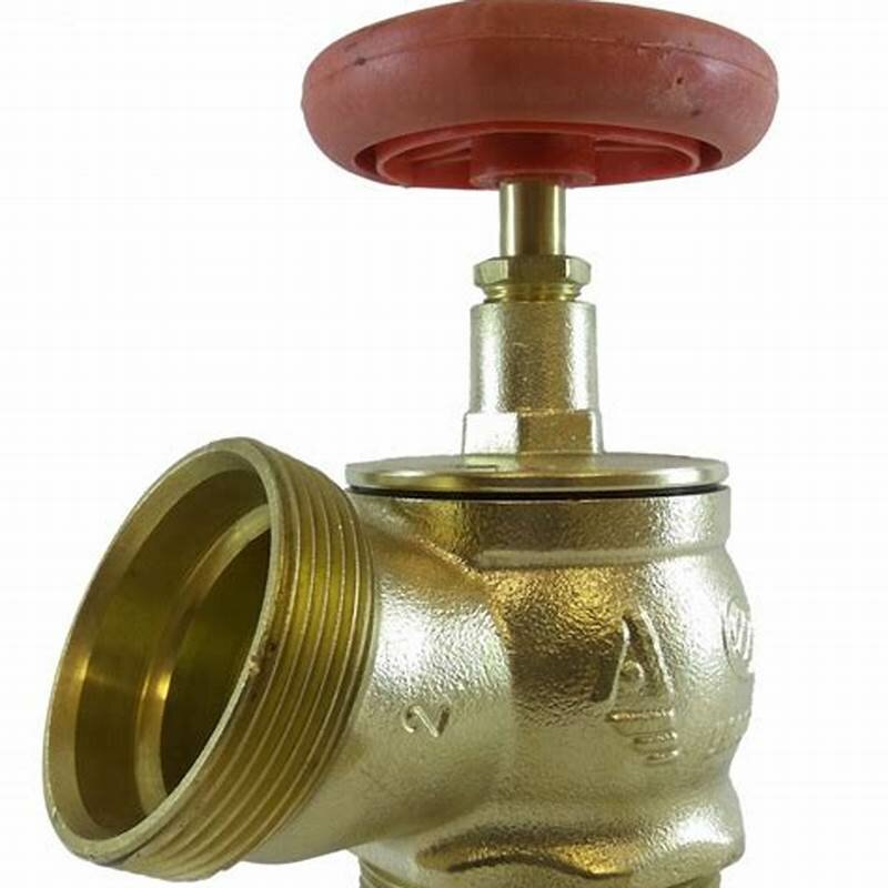Клапан пожарный латунный, Ду 50, наружная/наружная, 125°, «Апогей»