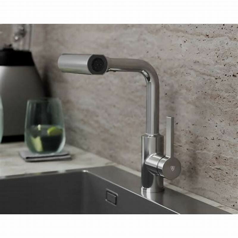 RUSH Tinos TI3732-17Black. Смеситель для кухни с поворотной лейкой