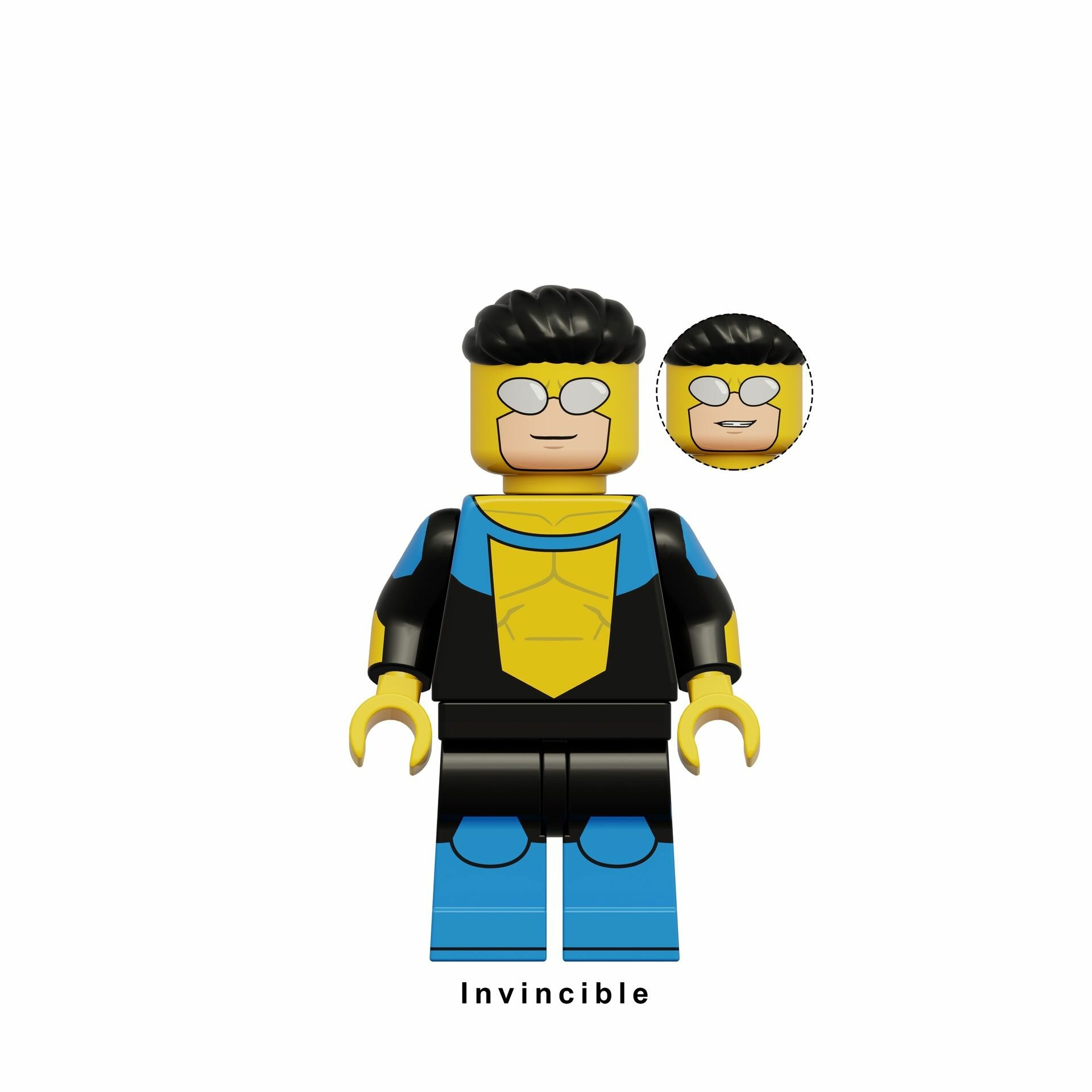 'Набор минифигурок /Invincible. Omni-Man. Invincible Blue Suit.Atom Eve.Allen teh Alien.Conquest 10 шт./ 4.5cm