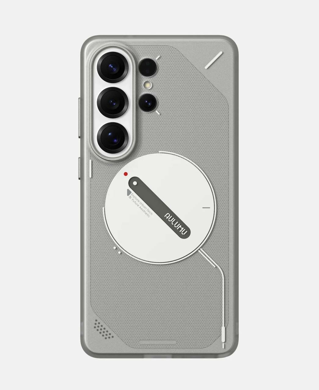 Чехол Aulumu S26 TPU для Samsung S26 Ultra , серый полупрозрачный