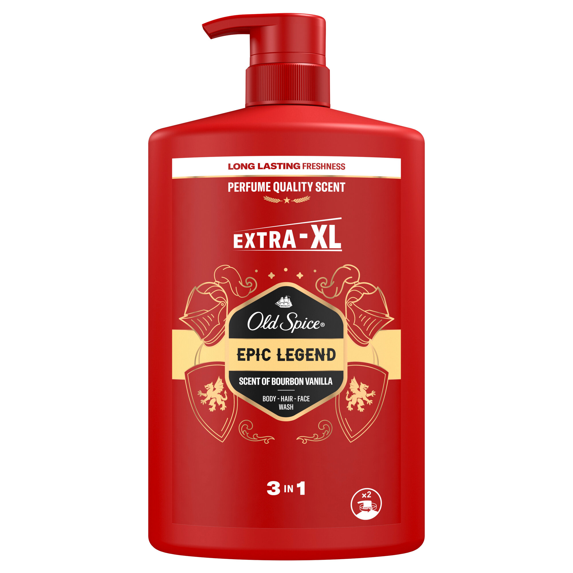 Old Spice Гель для душа + шампунь Old Spice Epic Legend, 1000 мл