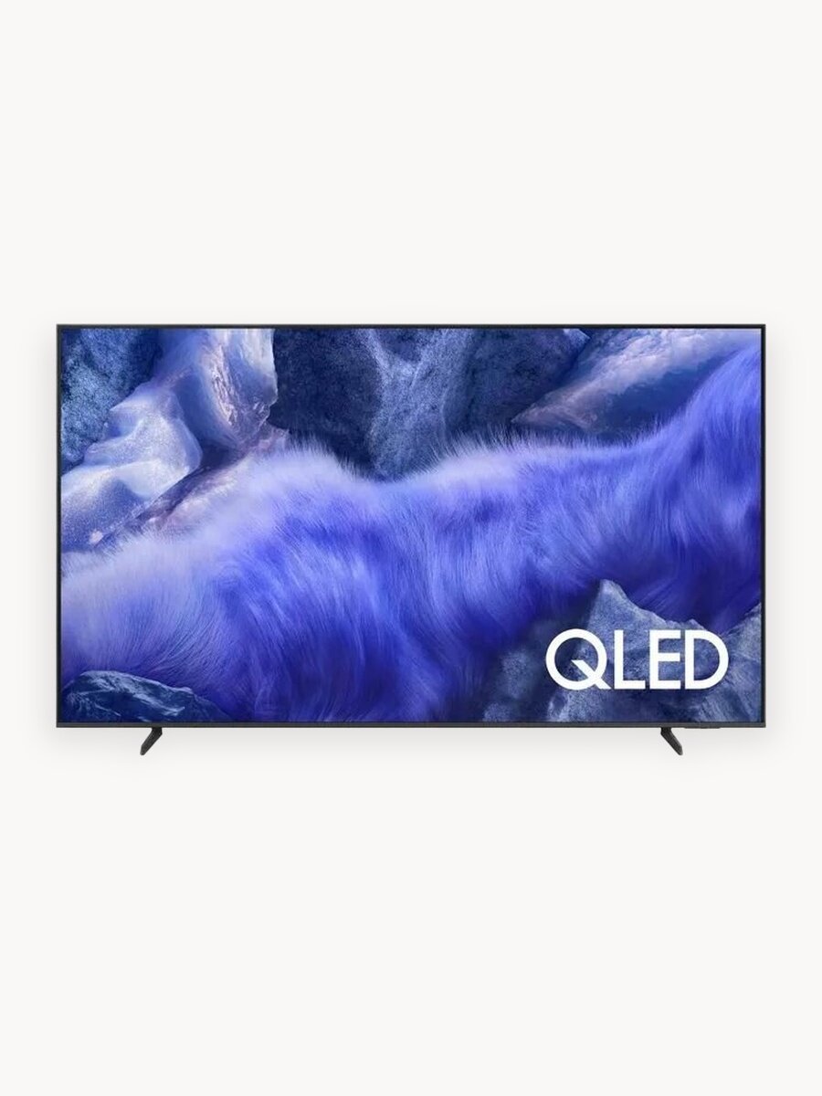 Телевизор Samsung QE85QEF1AUXRU, 85", 4K Ultra HD, QLED, серый