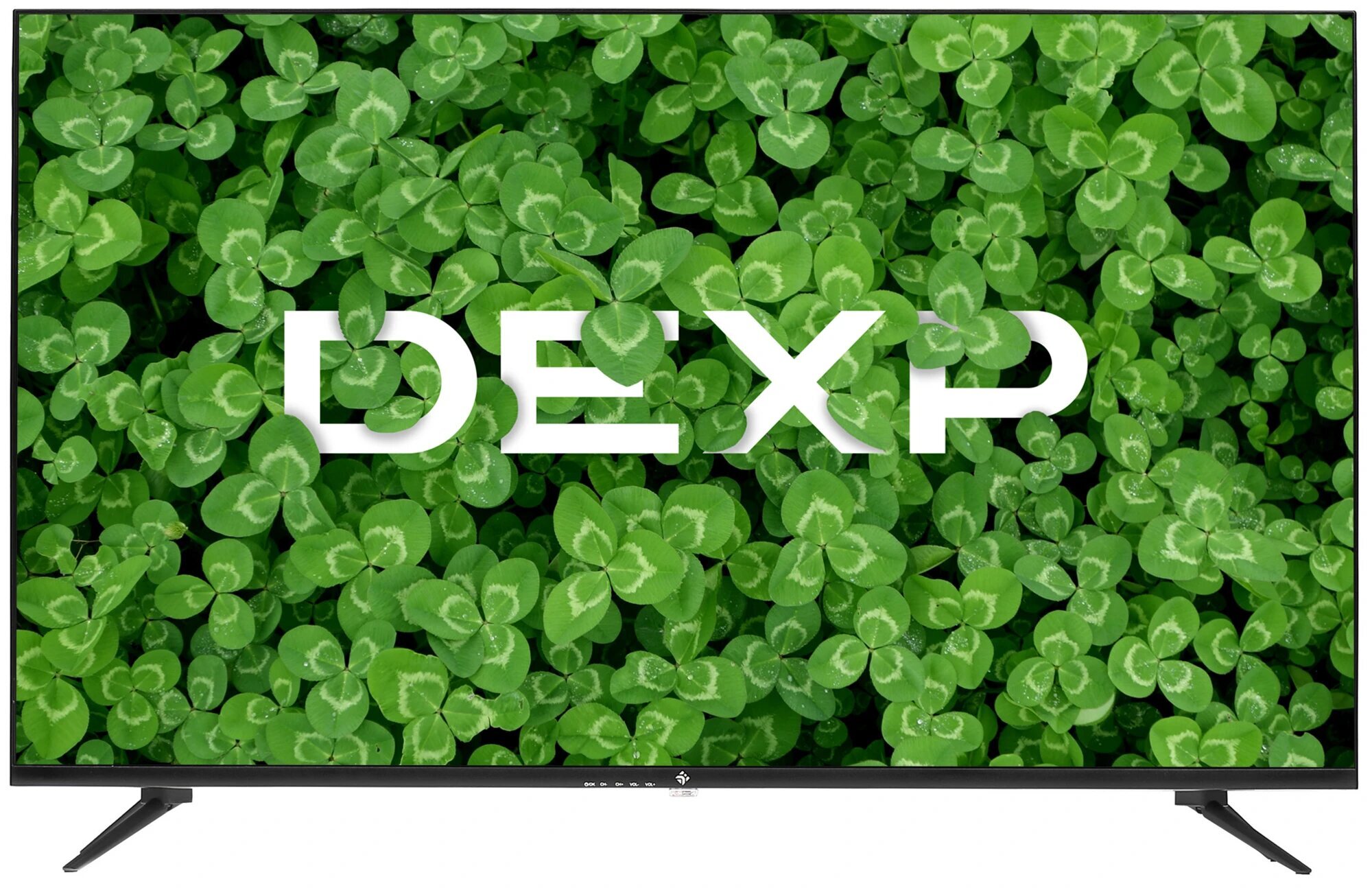 43" (108 см) Телевизор DEXP 43UHG1, черный (Direct