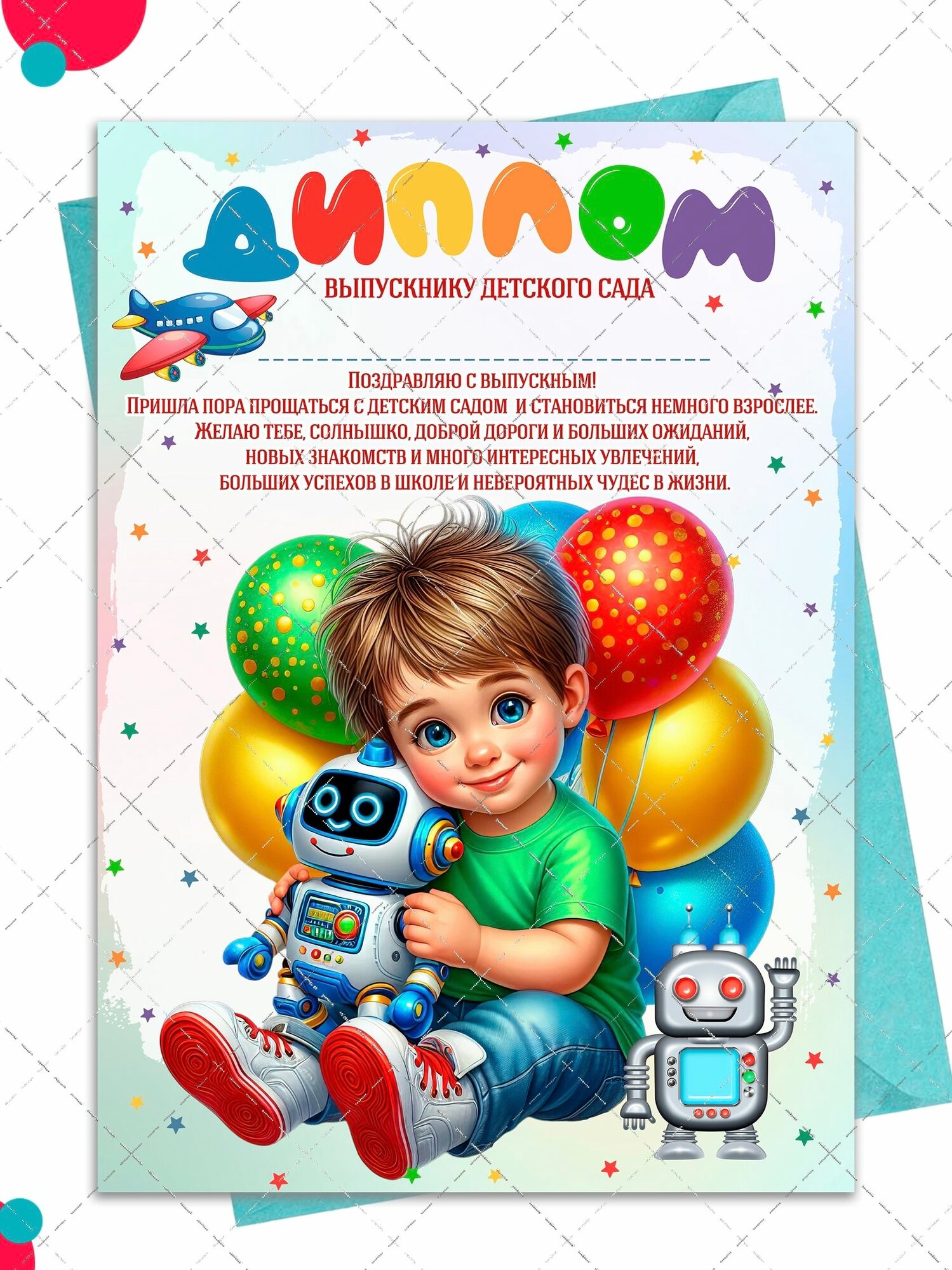 Дипломы выпускникам детского сада