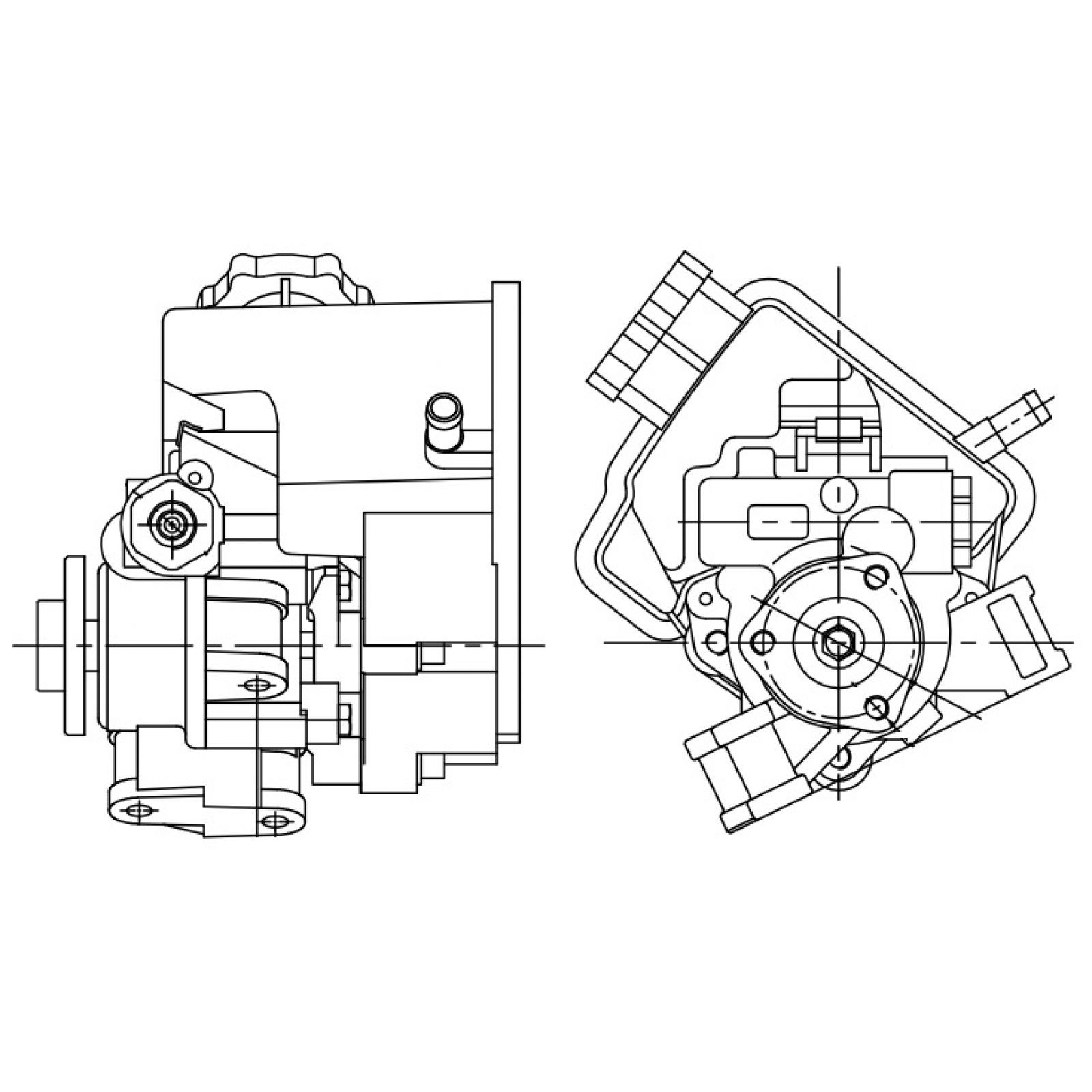 Насос ГУР, для Мерседес Спринтер 3-t, 5-t, Вито oem 34667201, A0034667201 арт LPS1506