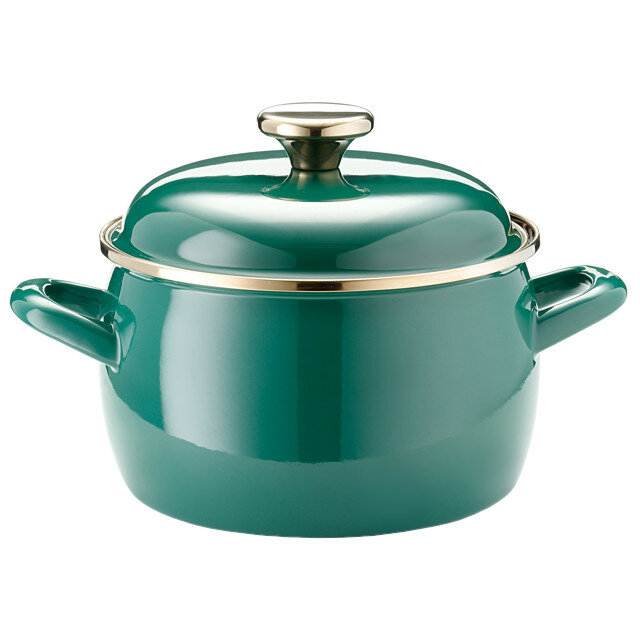 Кастрюля METROT Solo 3,3л 18см эмал. сталь с крышкой