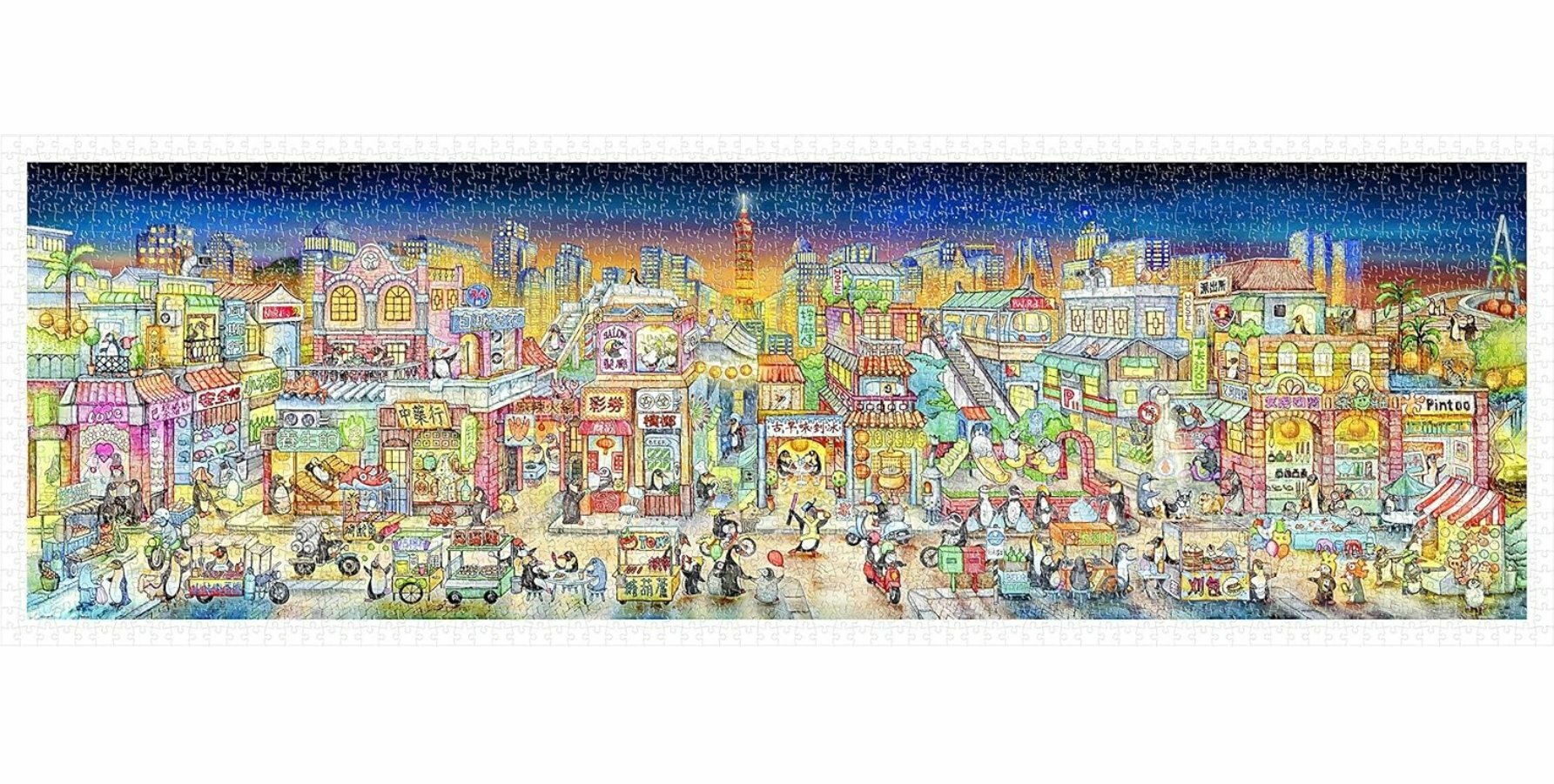 Пазл для взрослых Pintoo 2000 деталей, элементов: Том Паркер. Тайбэй Сити