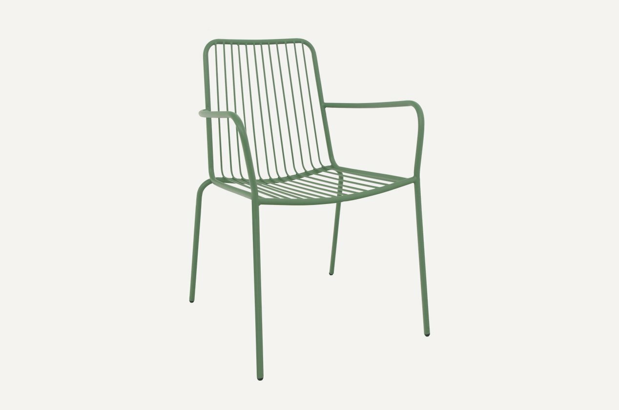 Стул садовый Divan.ru Вилбурн-1 Зеленый, металлический, 57х62х83 см, зеленый