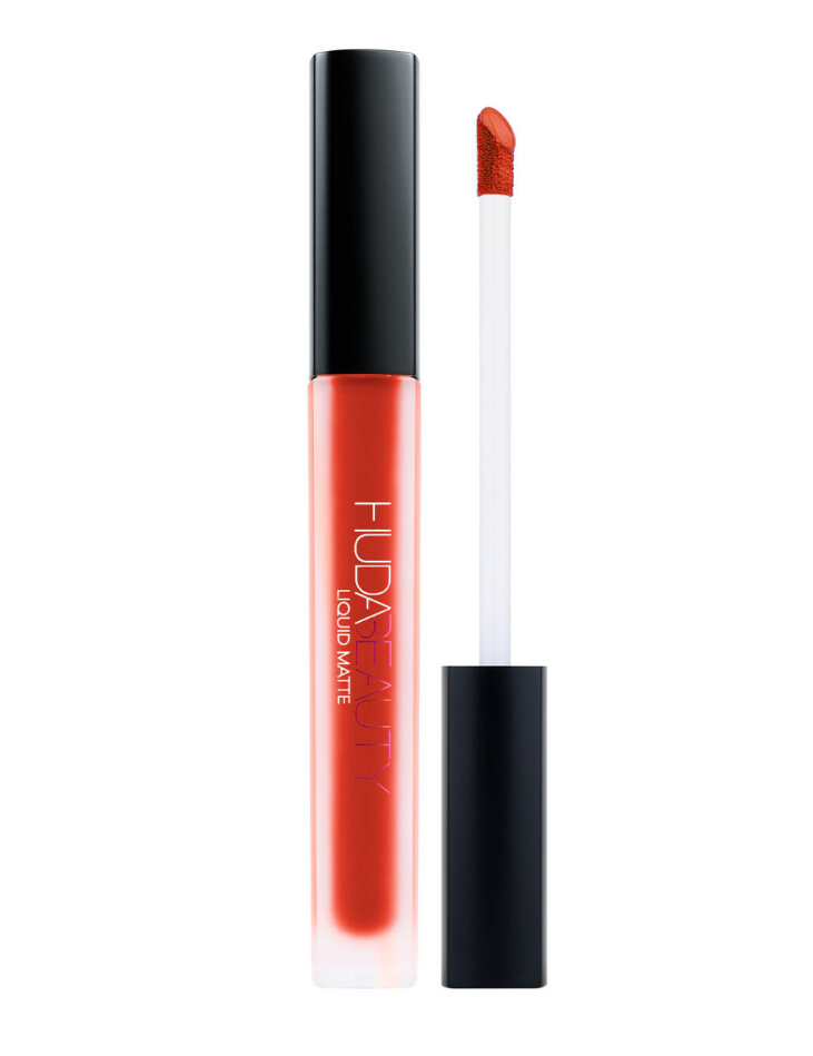 Помада HUDA BEAUTY Liquid Matte, 4.2 мл, 100% оригинал, жидкая, матовая, стойкая. Оттенок - Slaytina
