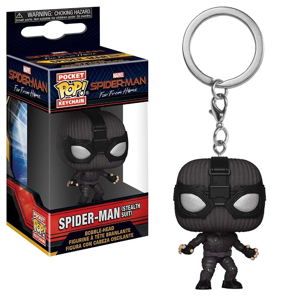Карманный брелок Funko SPIDER MAN Marvel Spider-gwen Zomie Hunter Spidey POP, экшн-фигурка, модель игрушки, детский подарок на день рождения, 11, Унисекс