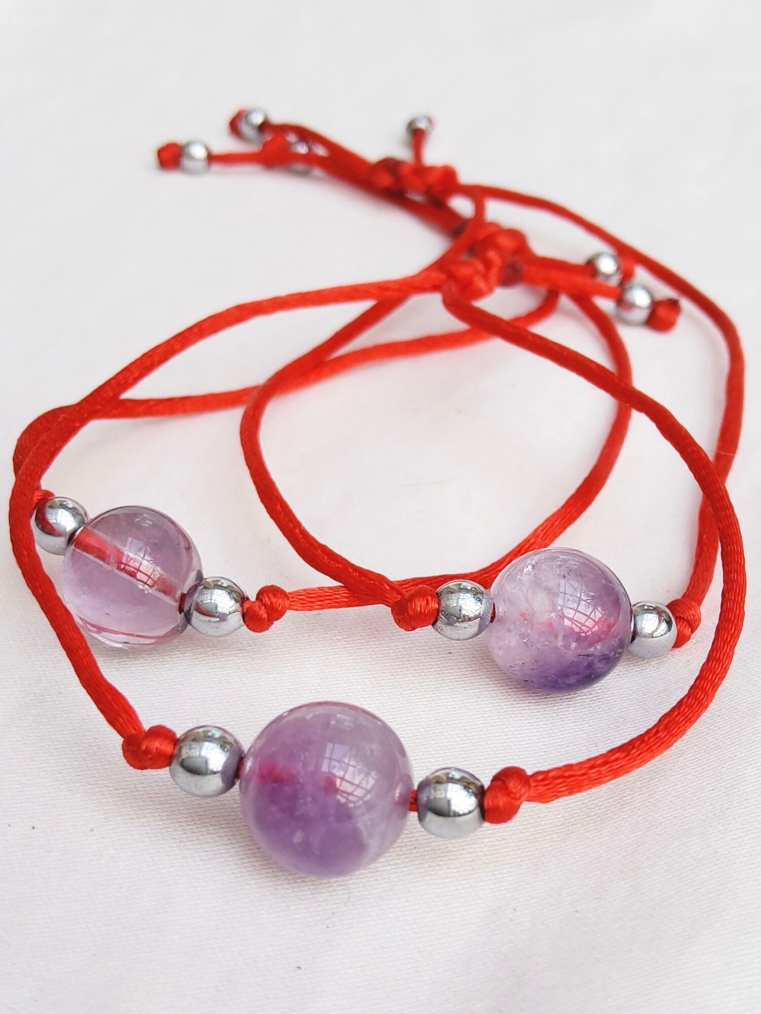 Браслет, аметист