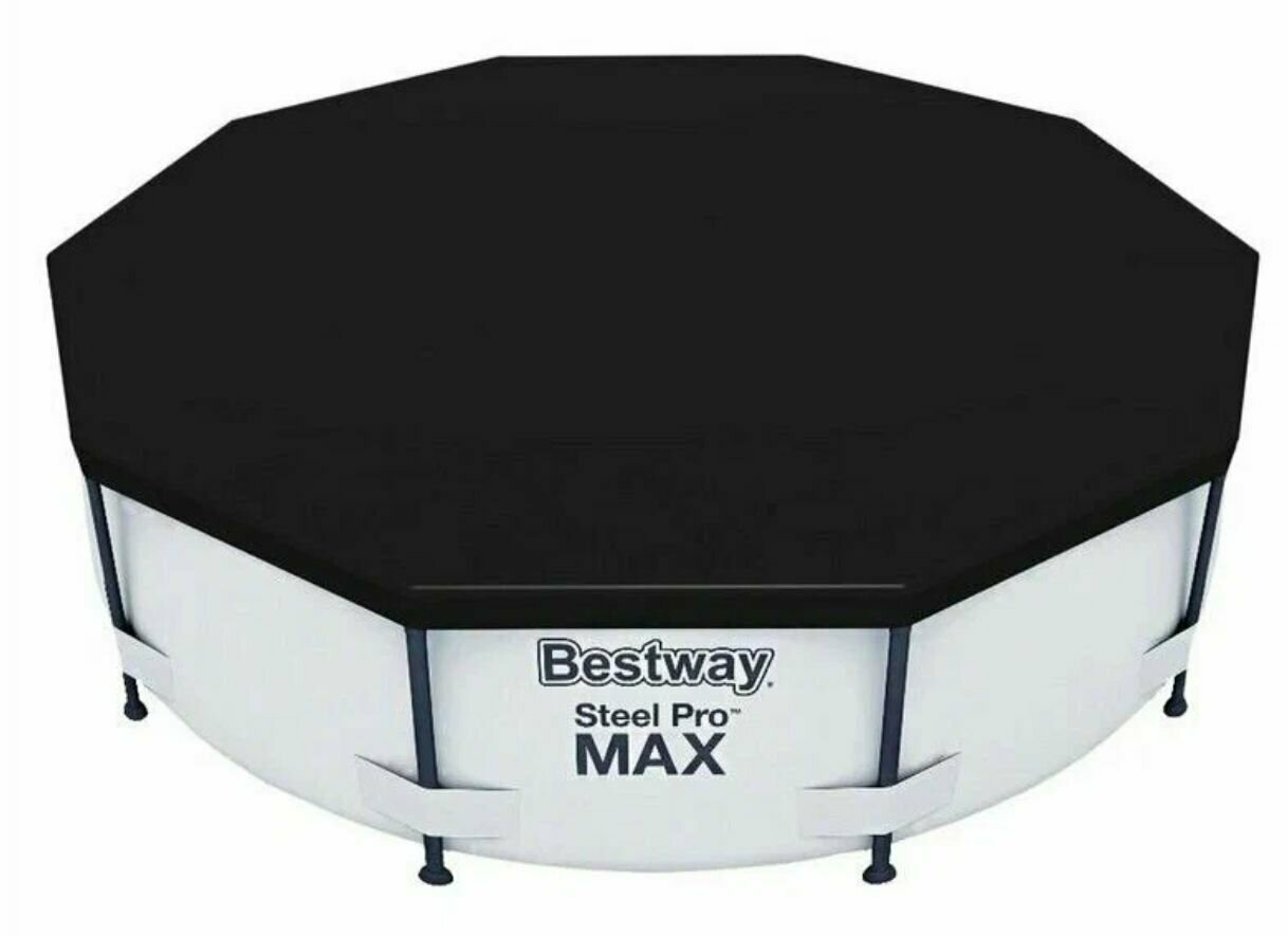 Тент для бассейна "INTEX" 28030, диаметр 305см, ПВХ, дренажные отврестия