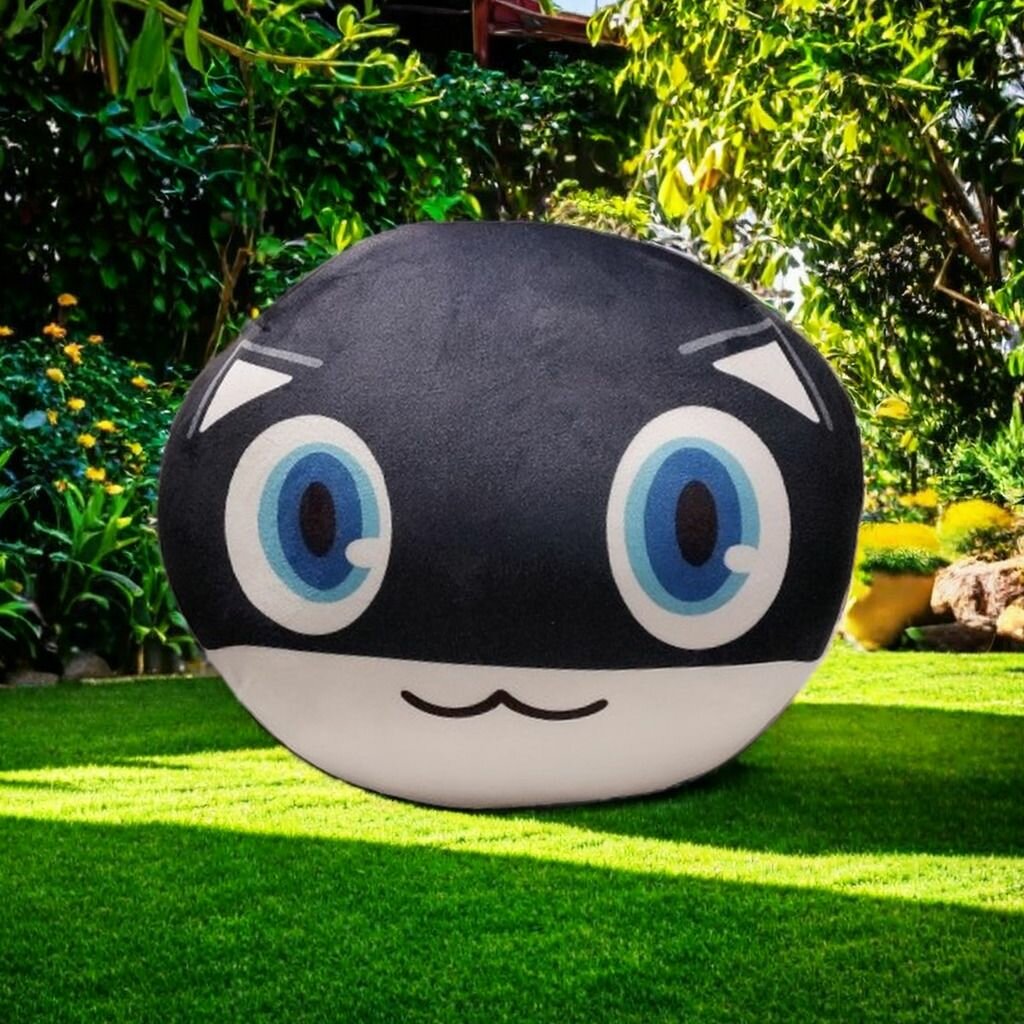Мягкие игрушки аниме Персона 5 Моргана / Persona 5 Morgana мягкая игрушка антистресс 30cm！